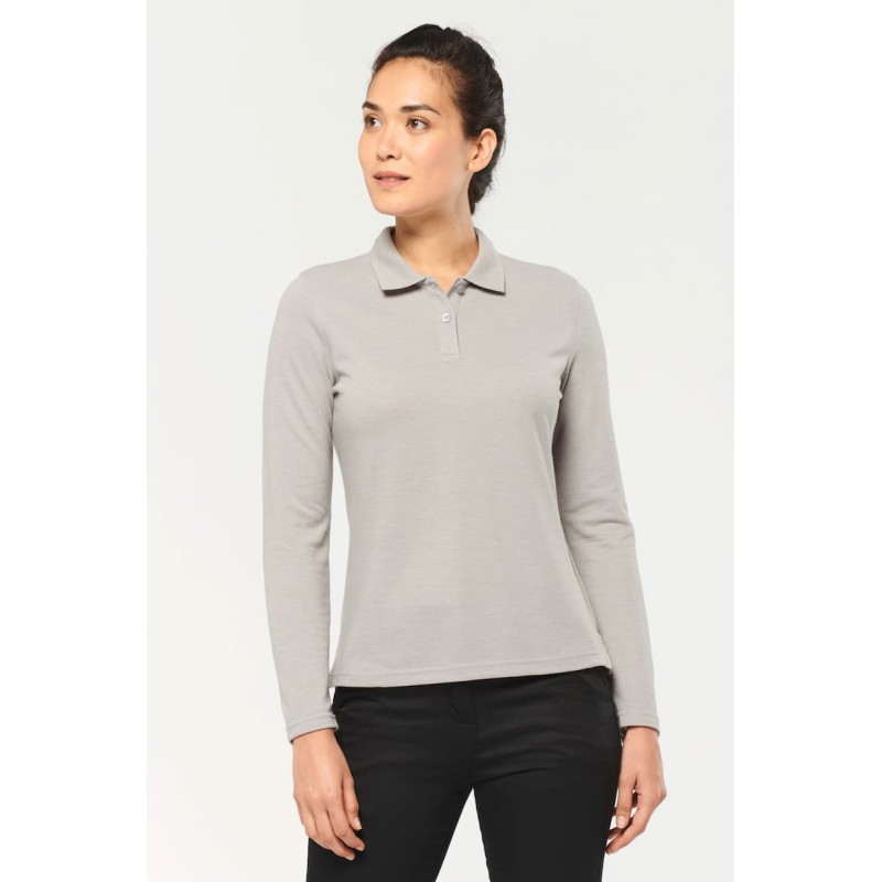 Polo femme ML 200 g P/CLAVABLE A 60°C Ref: WK277 Polo femme manches...